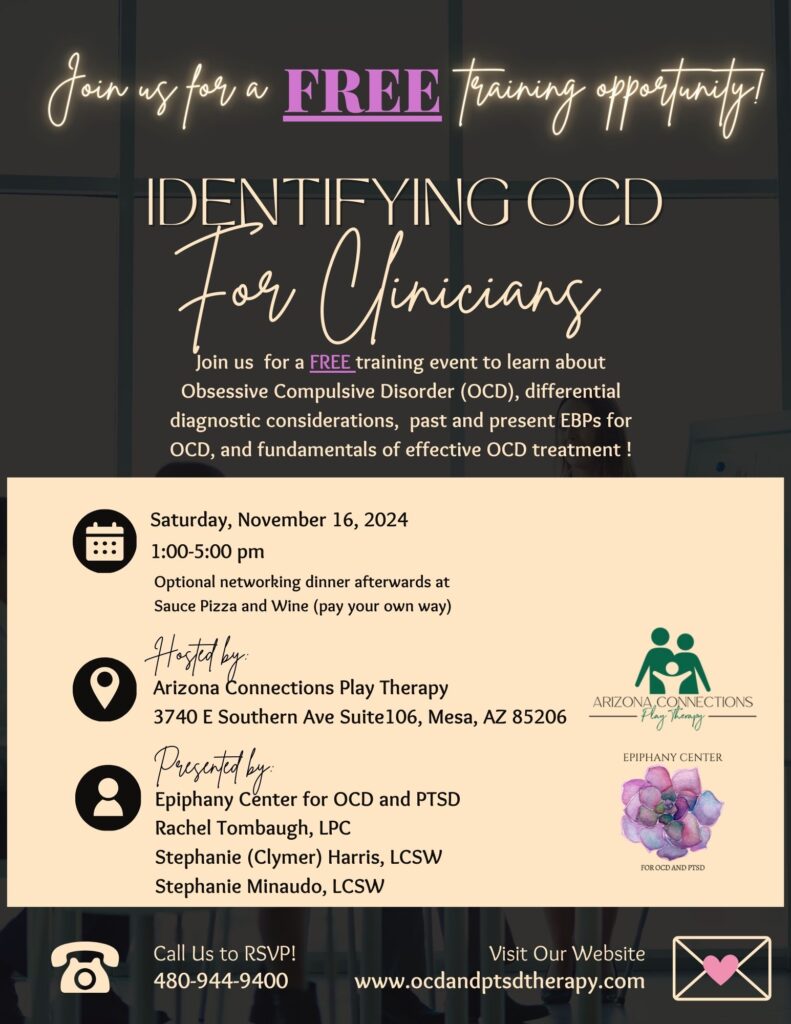 Identifying OCD For Clinicians - Epiphany Center OCD & PTSD